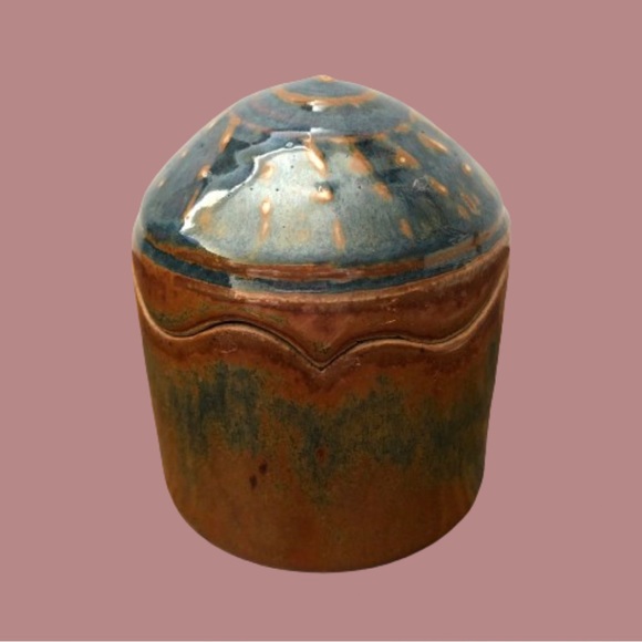 Accents | Last Chancestudio Pottery Domed Lidded Jar Small Canister ...